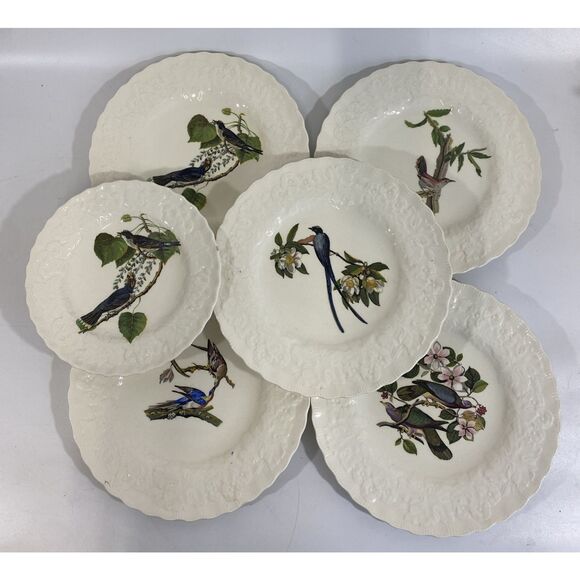 Alfred Meakin | Dining | Vtg Set 6 Alfred Meakin Audubon Birds Plates 5 ...